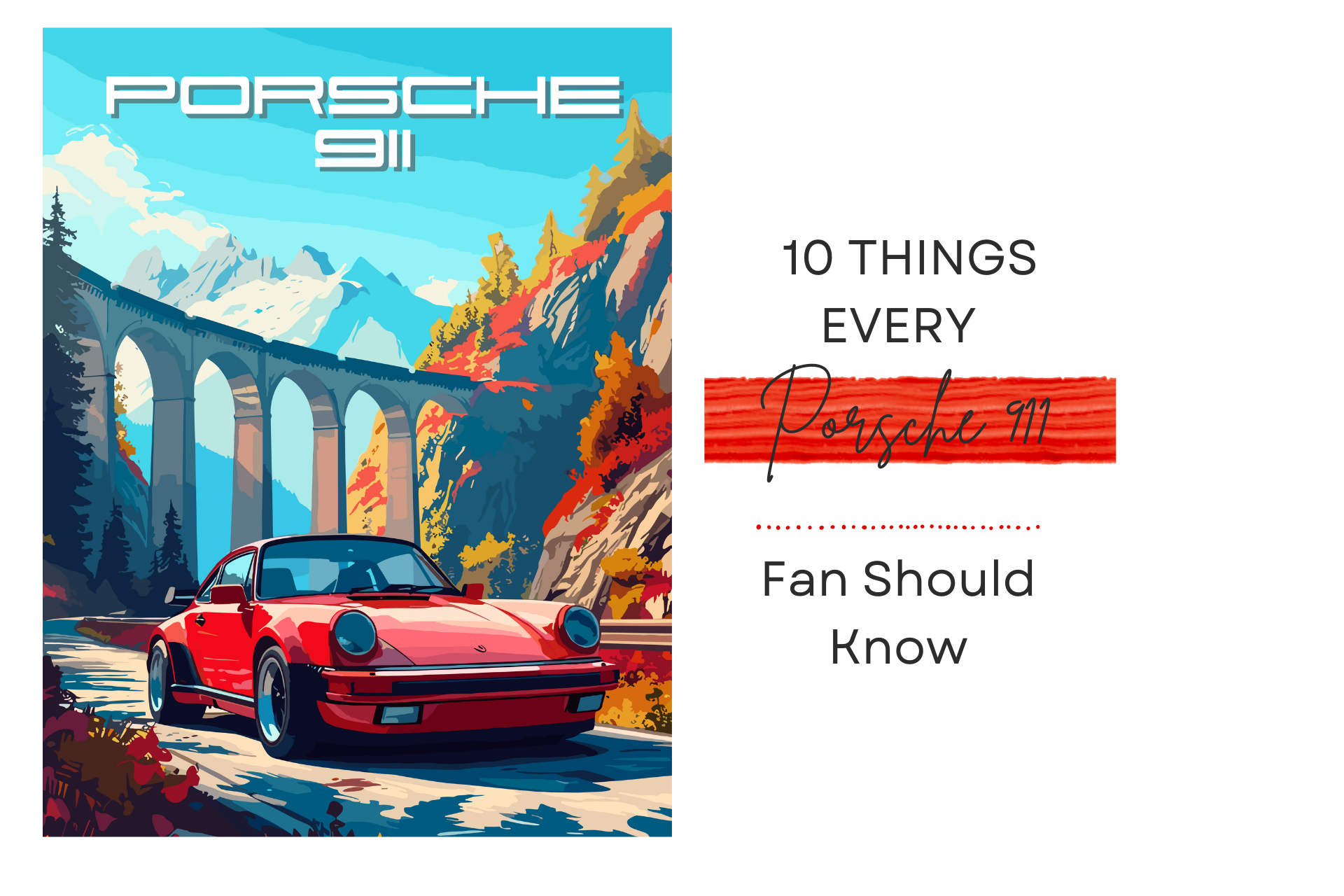 10 Things Every Porsche 911 Fan Should Know – Brighton Posters