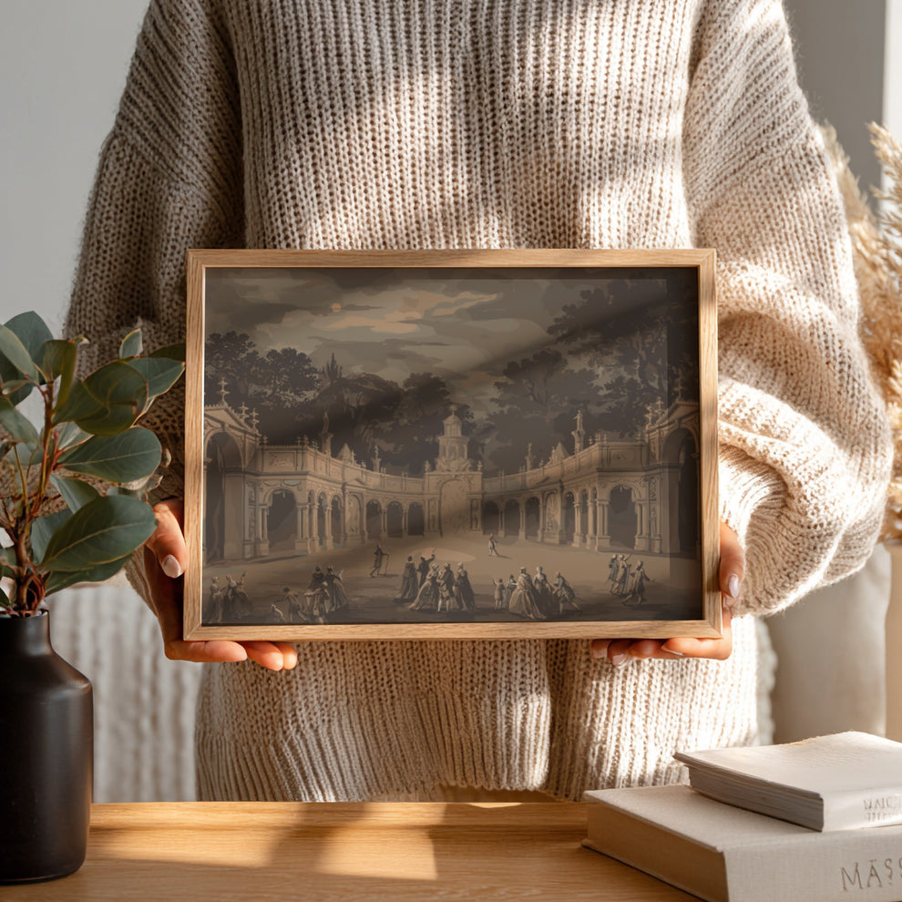 A Design for Illuminations Drawing - Architectural Art, Historical ...