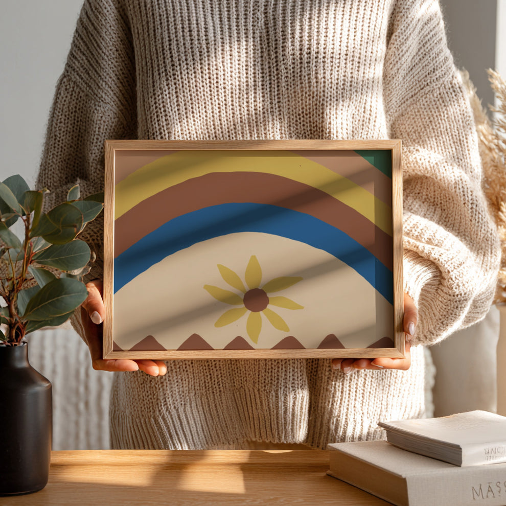 Colcha by Majel G. Claflin Gouache Painting - Abstract Wall Art ...