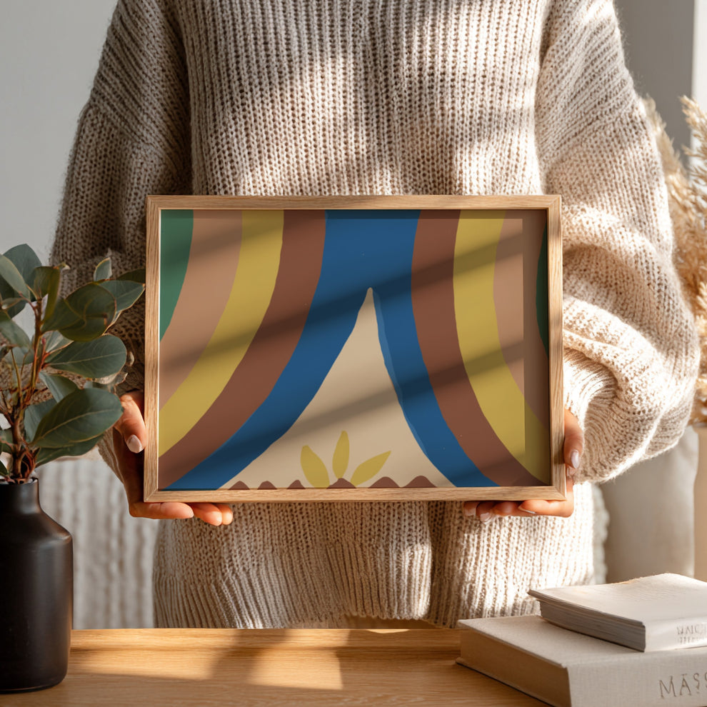 Colcha by Majel G. Claflin Abstract Art - Mid-Century Modern Print ...