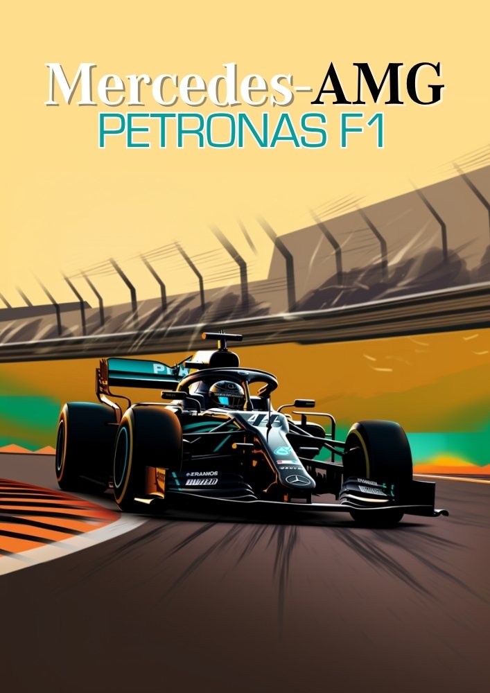 Mercedes-AMG W11 Print - F1 – Brighton Posters