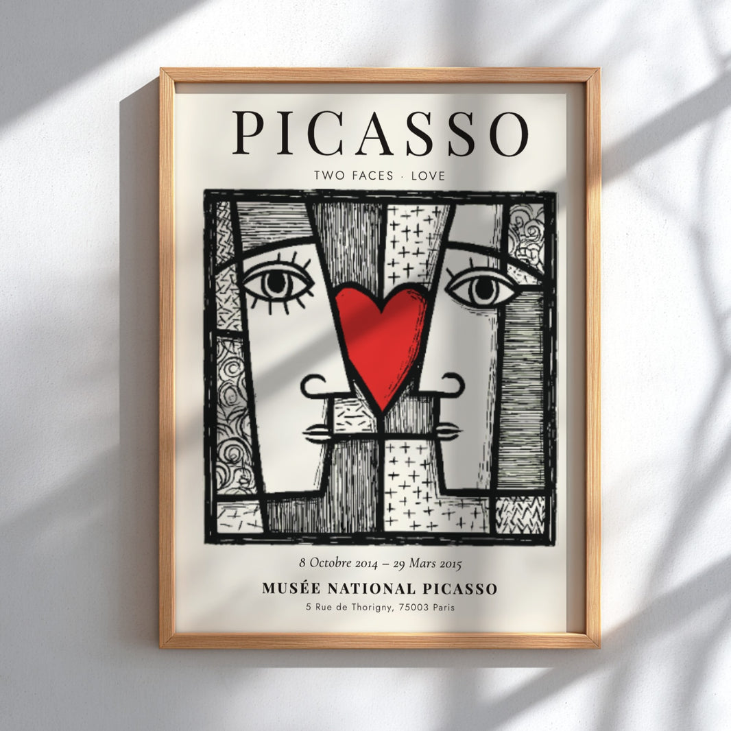 Picasso-Inspired Cubist Line Art Posters – Brighton Posters