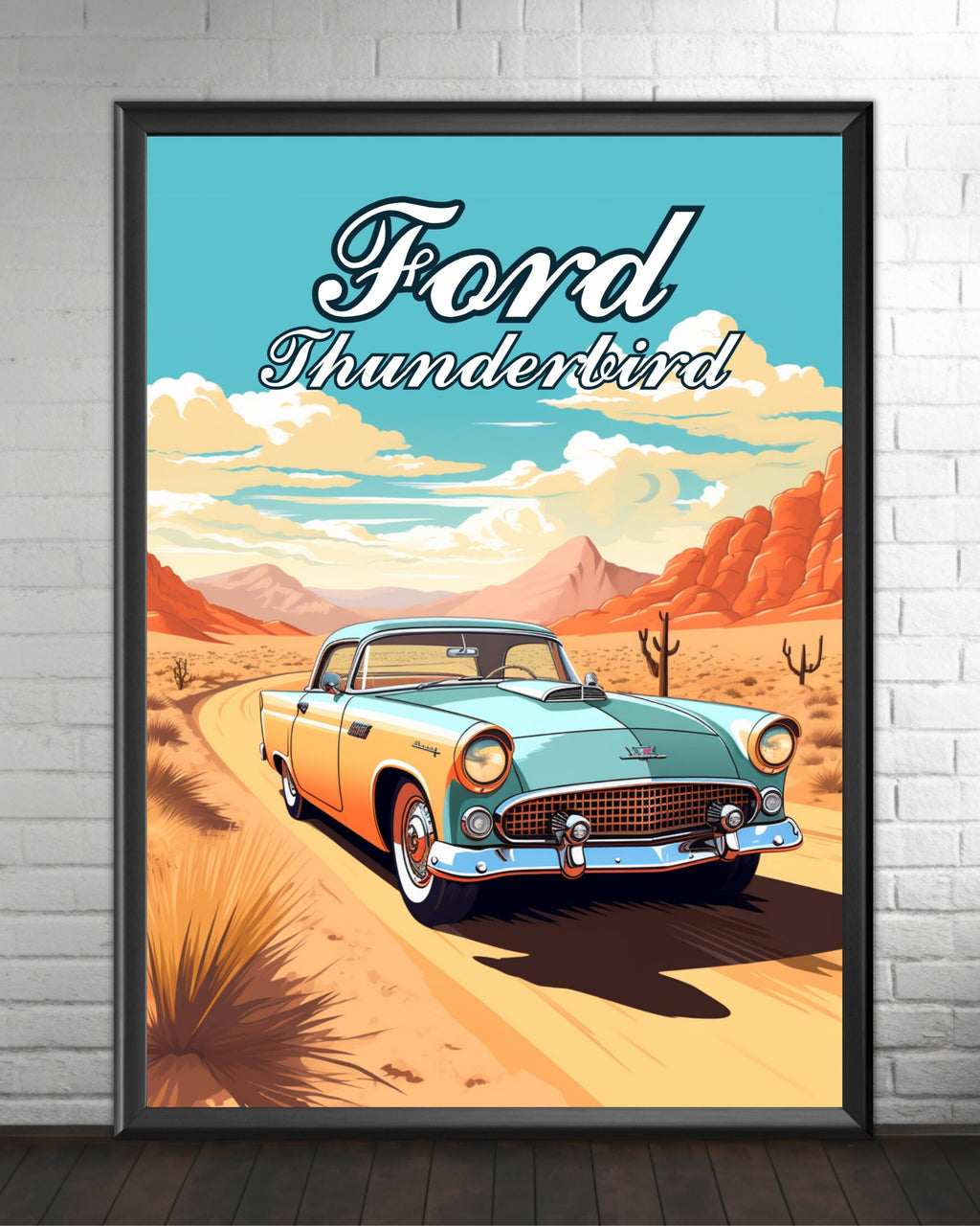 Ford Thunderbird Poster – Brighton Posters