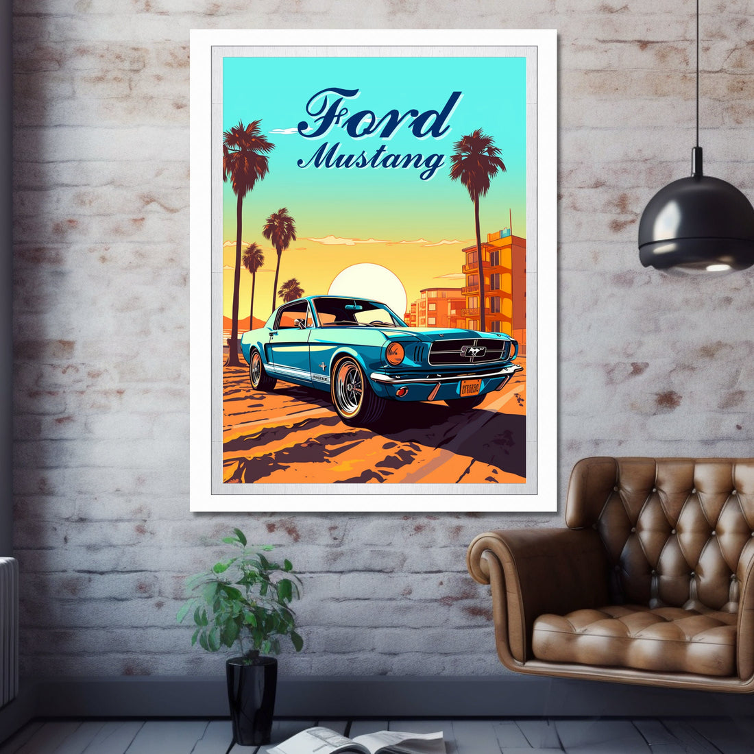 Ford Mustang Poster – Brighton Posters