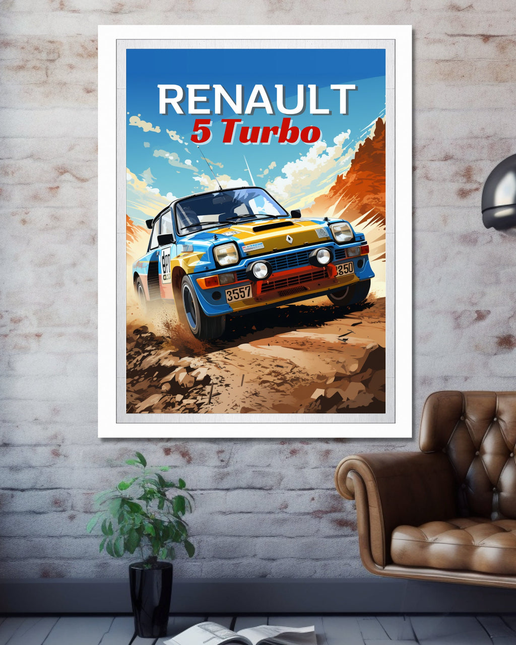 Renault 5 Turbo Poster – BrightonPosters.com