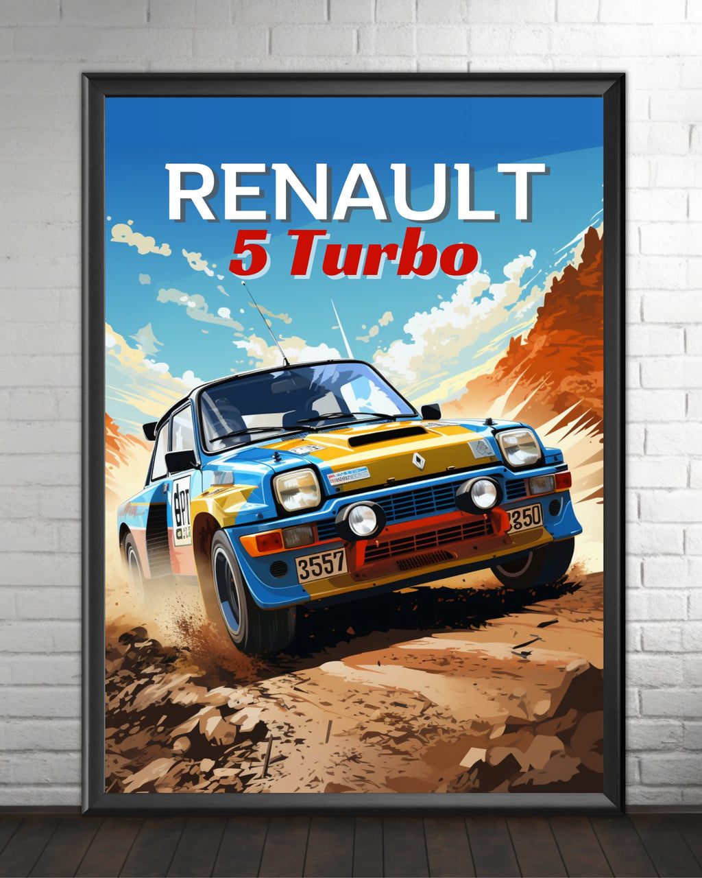 Renault 5 Turbo Poster – Brighton Posters