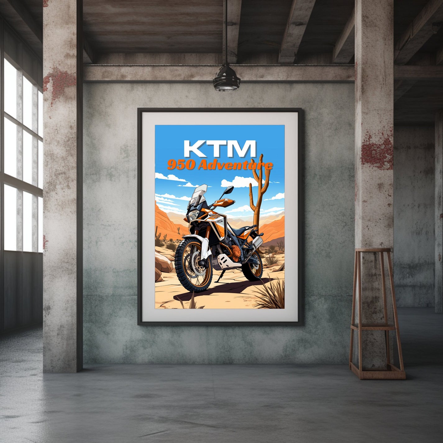 KTM 950 Adventure Print – Brighton Posters