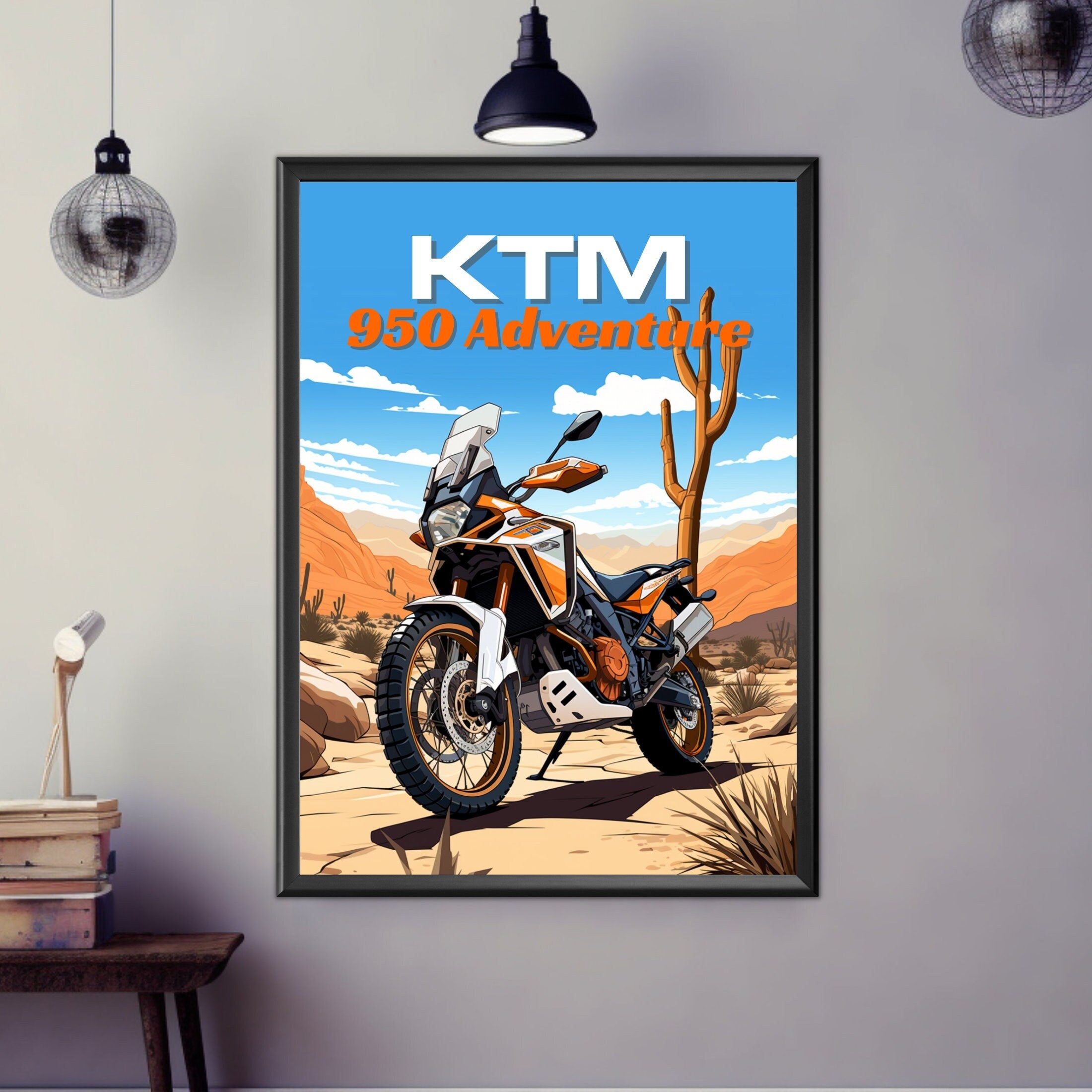 KTM 950 Adventure Print – BrightonPosters.com