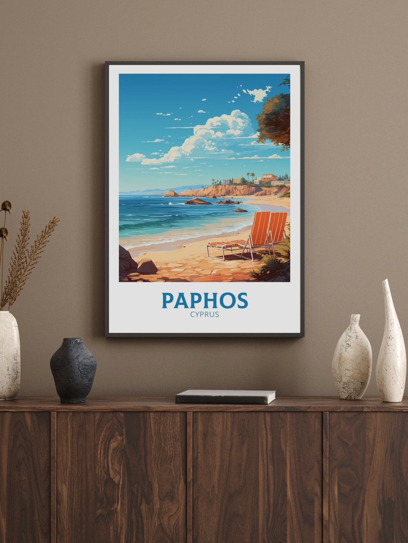 Paphos Travel Print – Brighton Posters