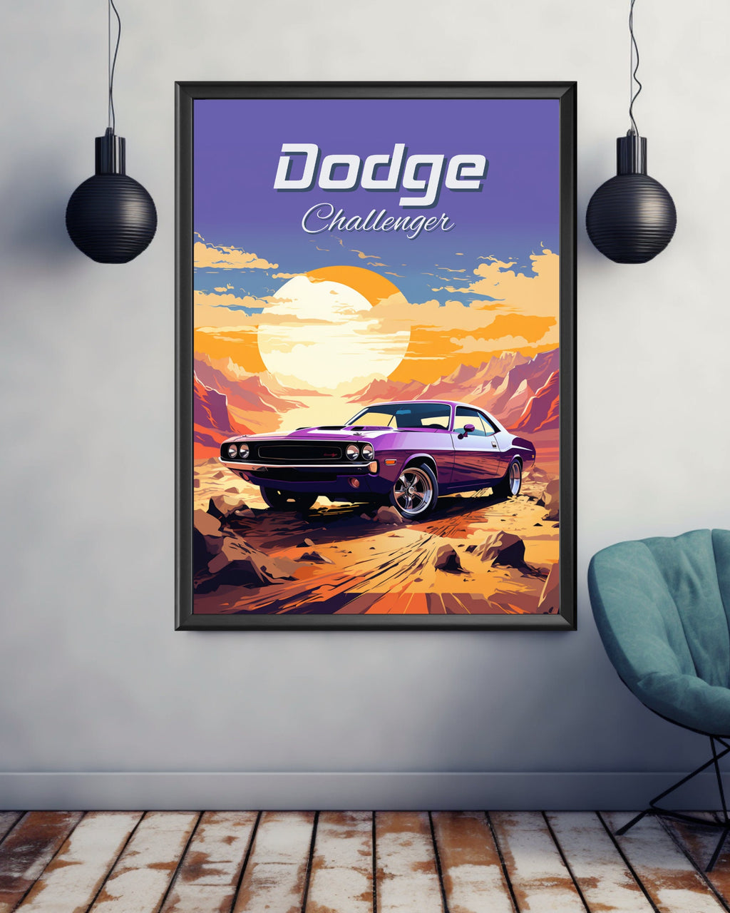 Dodge Challenger Poster – BrightonPosters.com