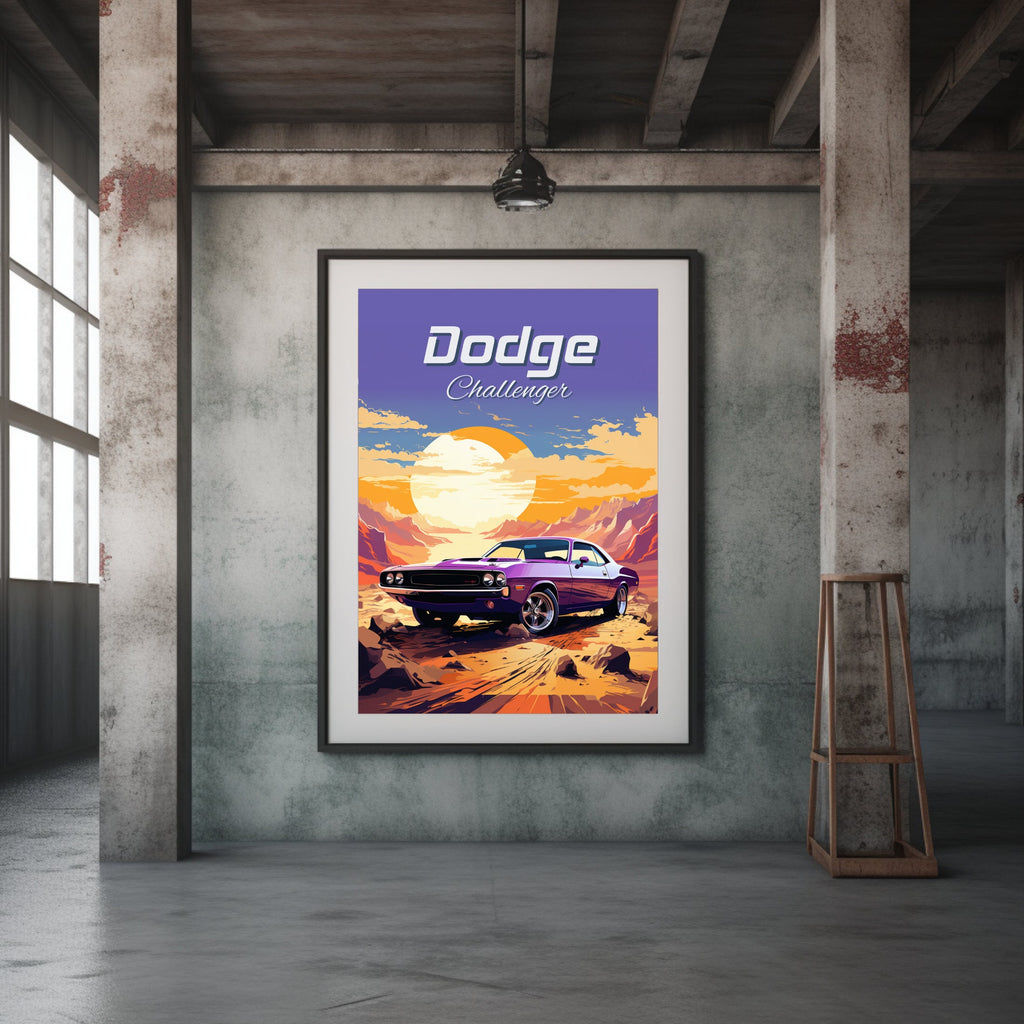 Dodge Challenger Poster – BrightonPosters.com