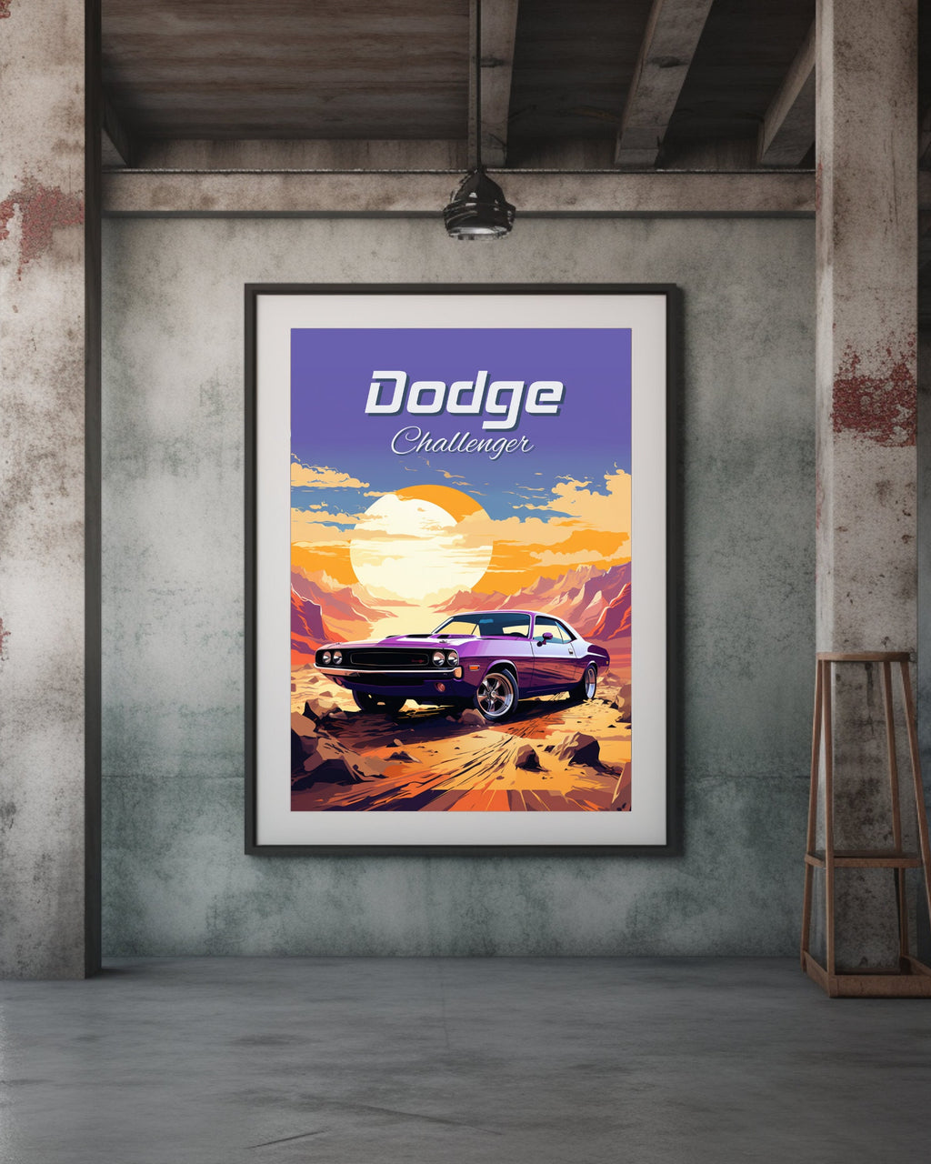 Dodge Challenger Poster – BrightonPosters.com