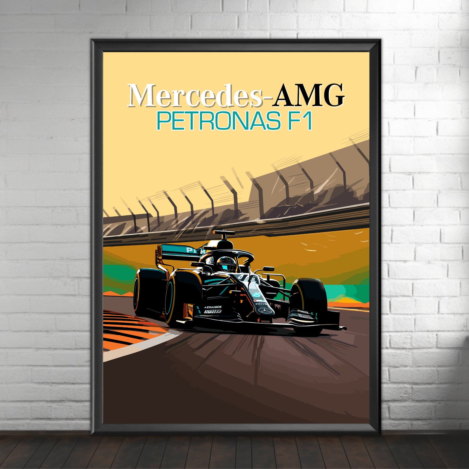 Mercedes-AMG W11 F1 Print – Hybrid Era Champion Car Artwork – Brighton ...