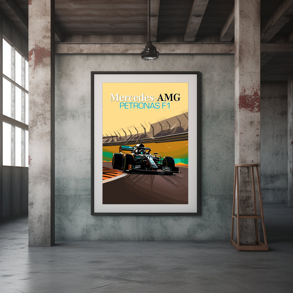 Mercedes-AMG W11 F1 Print – Hybrid Era Champion Car Artwork – Brighton ...