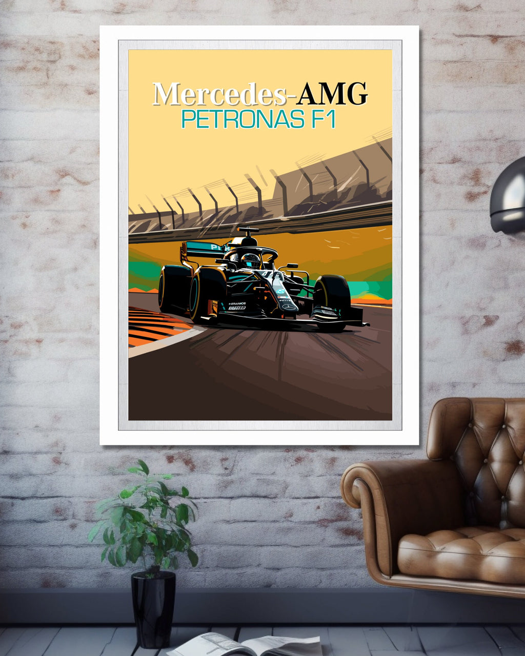 Mercedes-AMG W11 Print - F1 – Brighton Posters