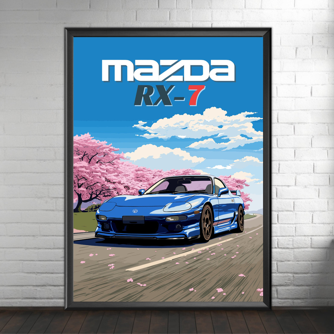 Mazda RX-7 Print, 1990s – Brighton Posters