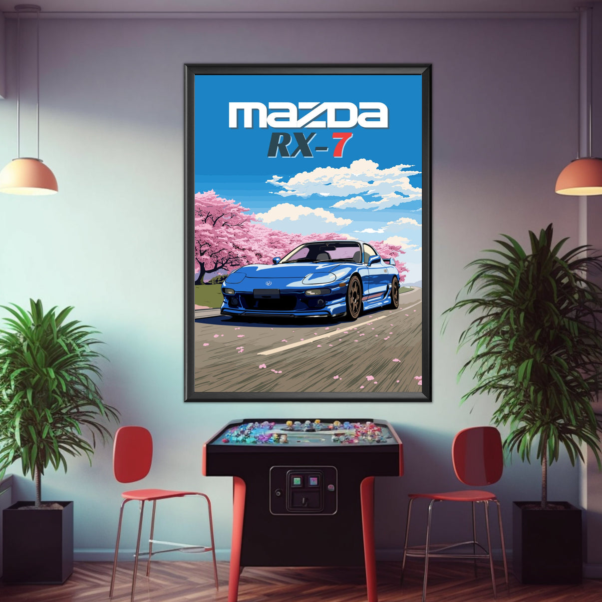 Mazda RX-7 Print, 1990s – Brighton Posters