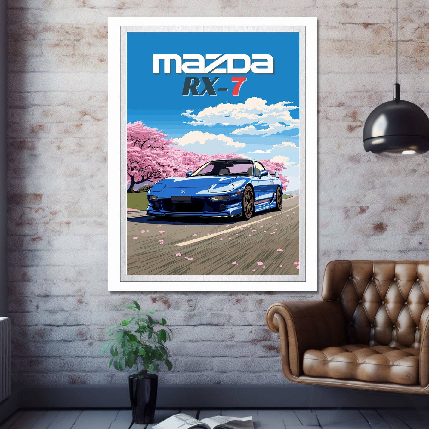 Mazda RX-7 Print, 1990s – Brighton Posters