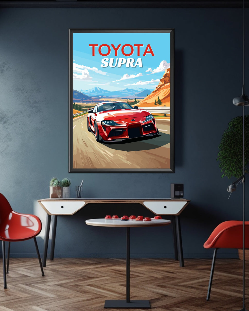 Toyota Supra Poster, Toyota Supra Print, 2020s Car Print, Car Print, C ...