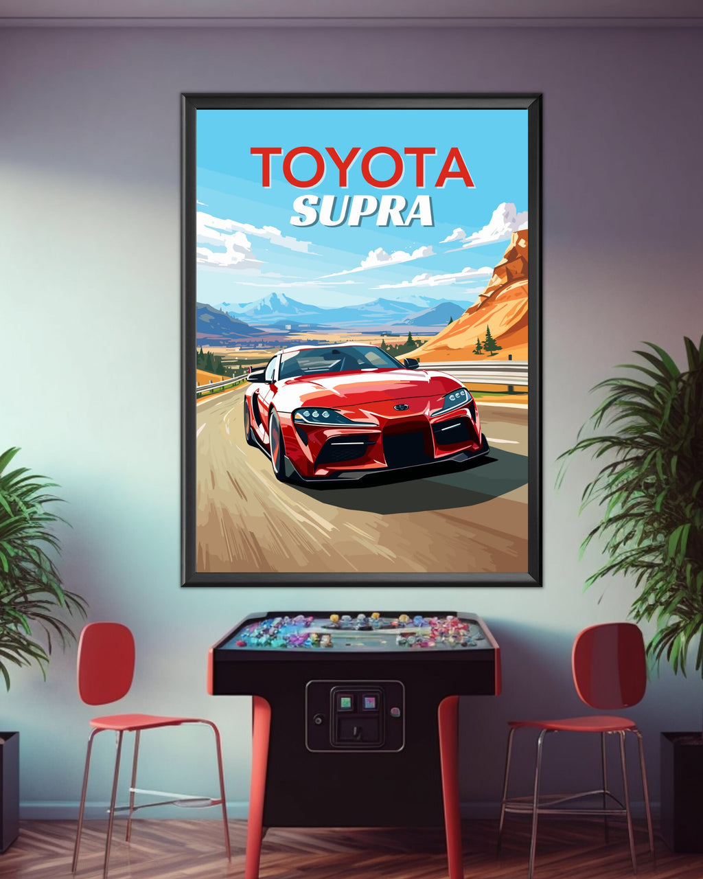 Toyota Supra Poster – Brighton Posters