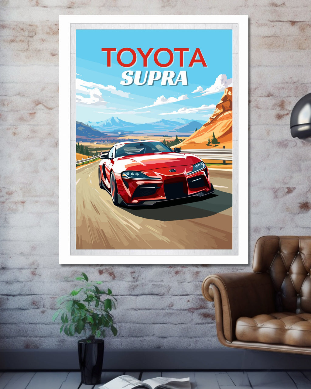 Toyota Supra Poster – Brighton Posters