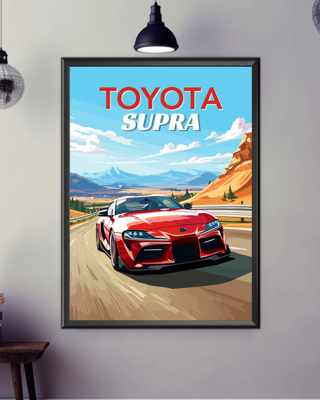Toyota Supra Poster – Brighton Posters