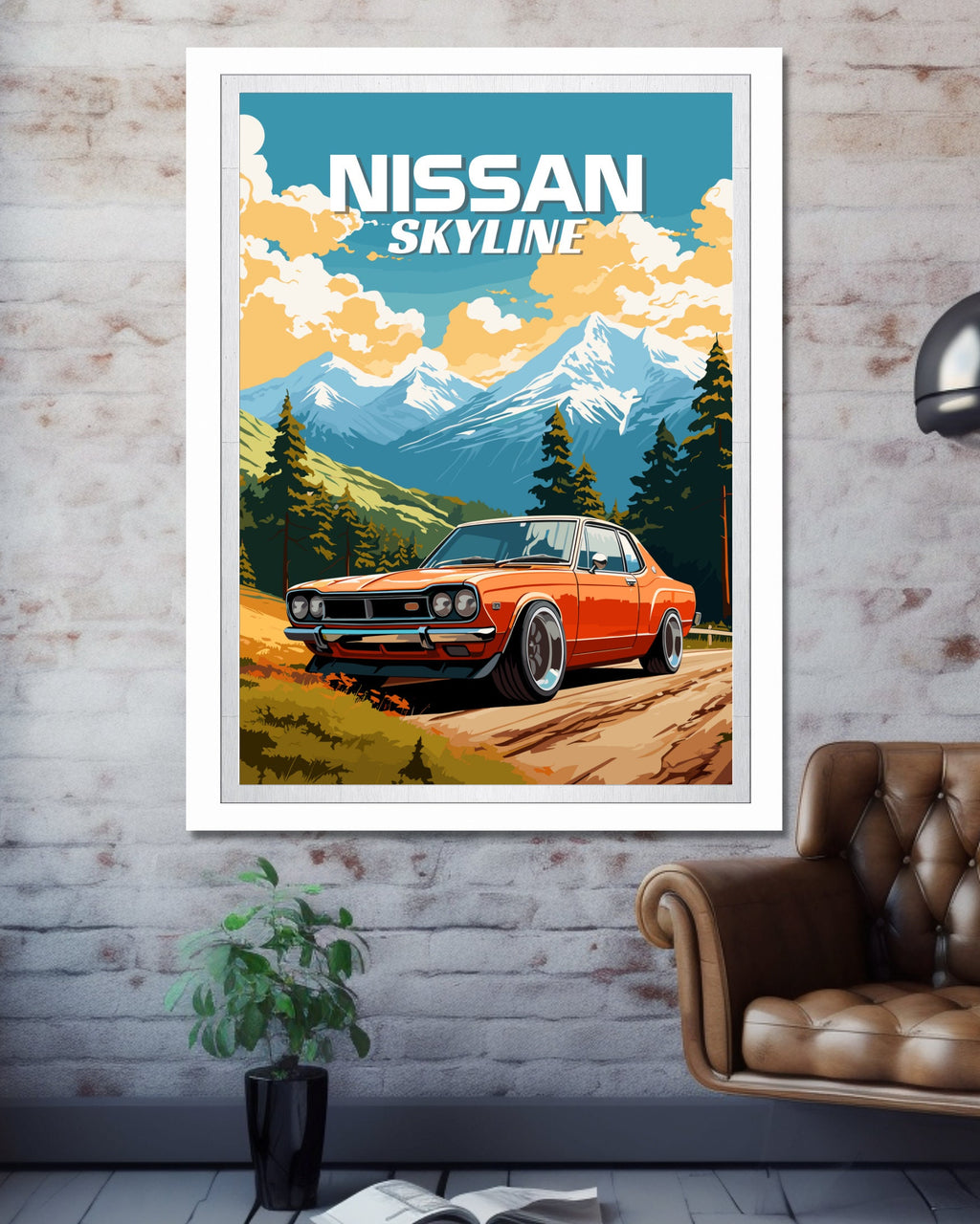 Nissan Skyline 1st Gen Print, 1960s Car Print, Nissan Skyline 1st Gen ...