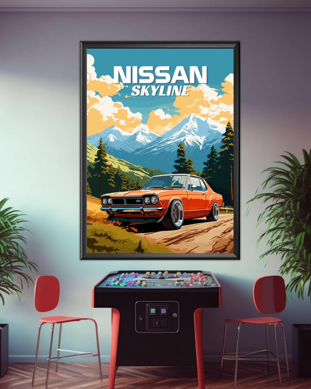 Nissan Skyline 1st Gen Print, 1960s Car Print, Nissan Skyline 1st Gen ...