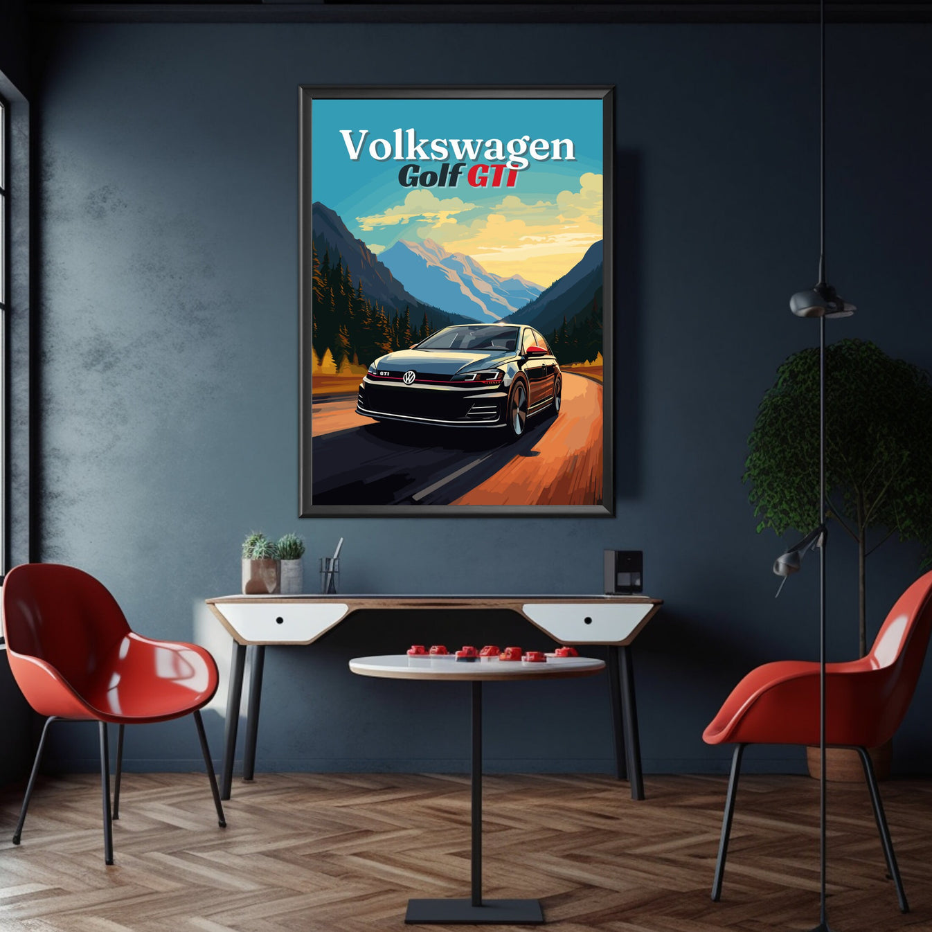 Volkswagen Golf GTI Mk7 Print – Brighton Posters