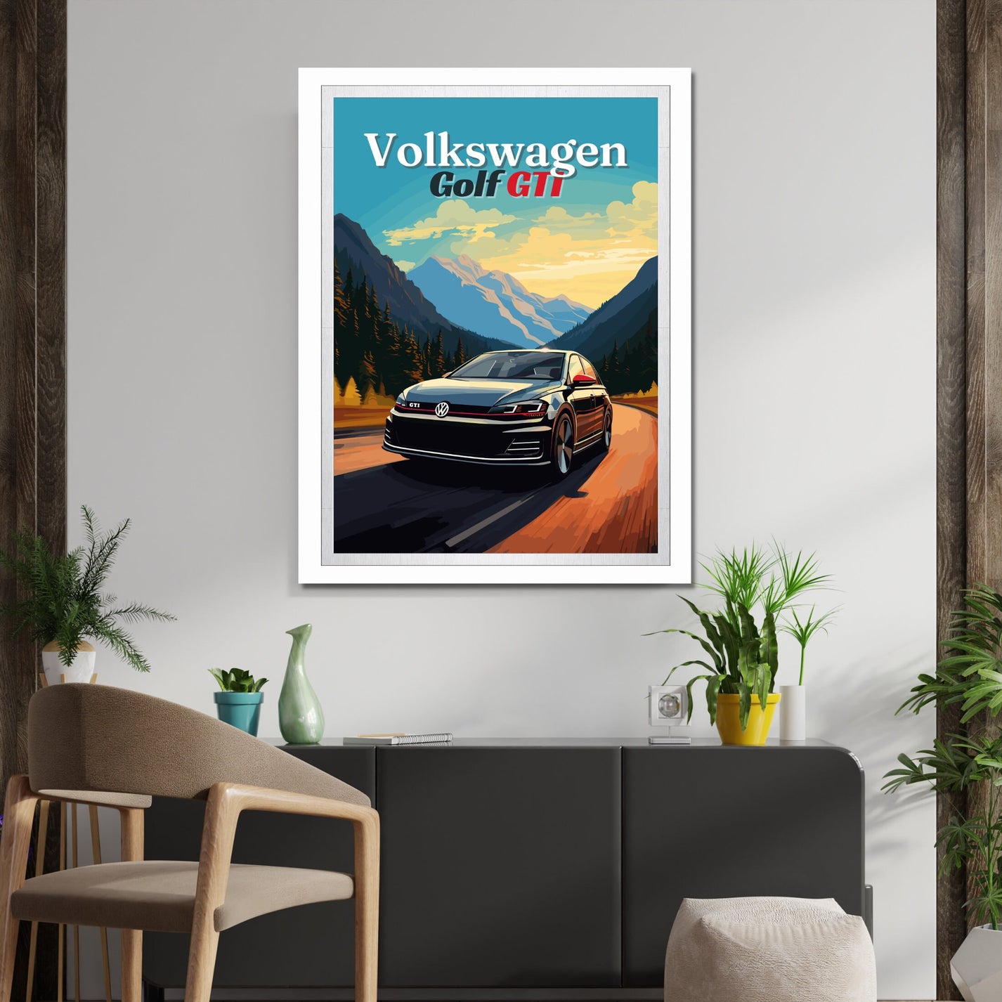 Volkswagen Golf GTI Mk7 Print – Brighton Posters