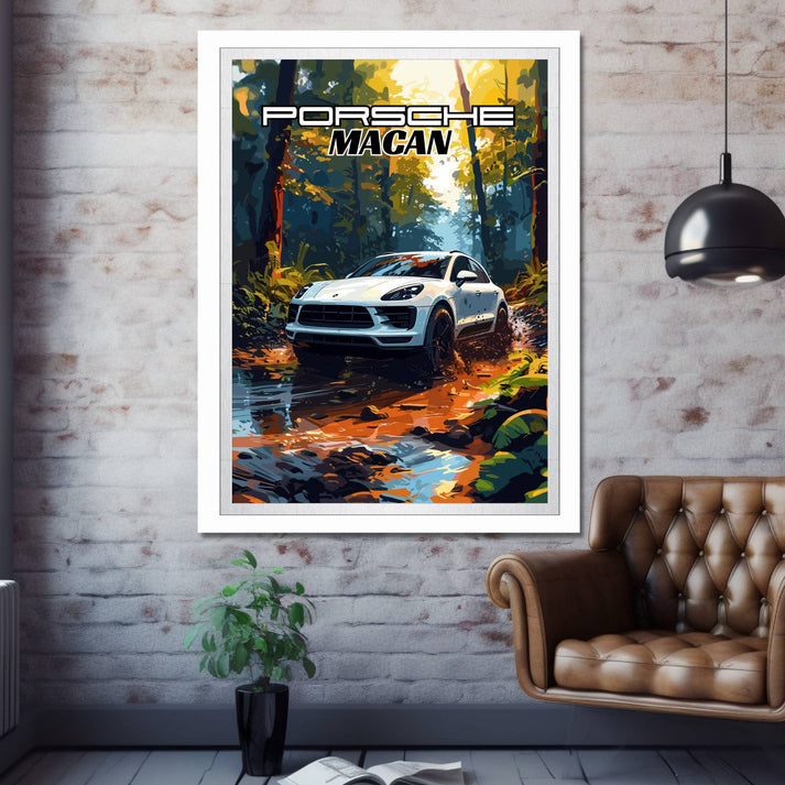 Porsche Macan Print, 2010s – Brighton Posters