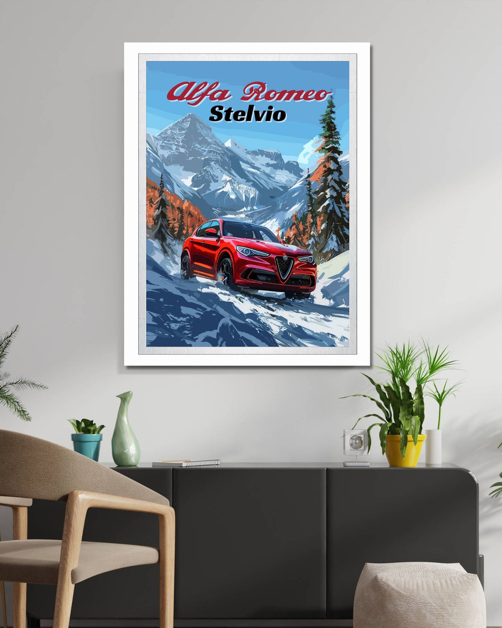 Alfa Romeo Stelvio Poster – Brighton Posters
