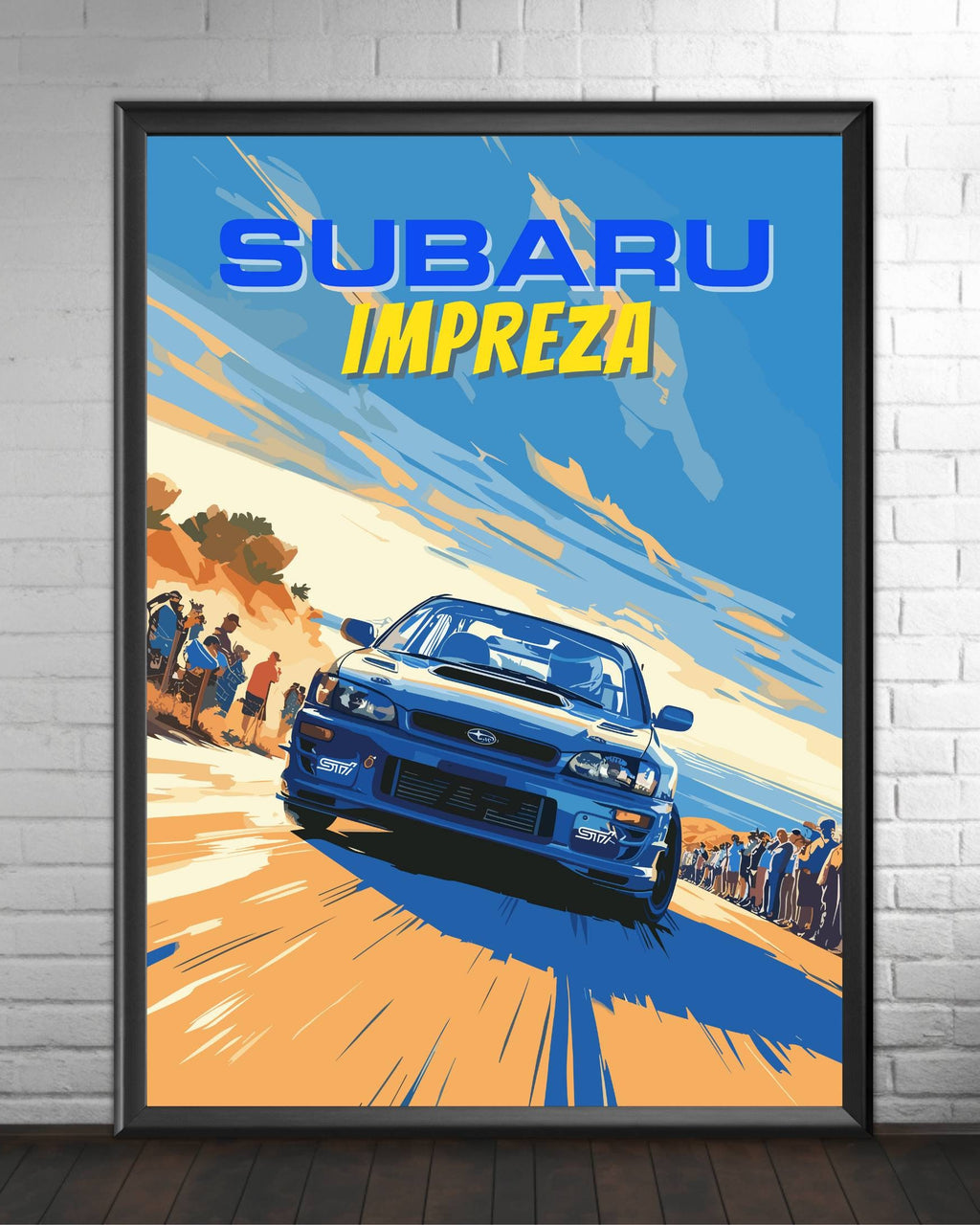 Subaru Impreza Poster – BrightonPosters.com