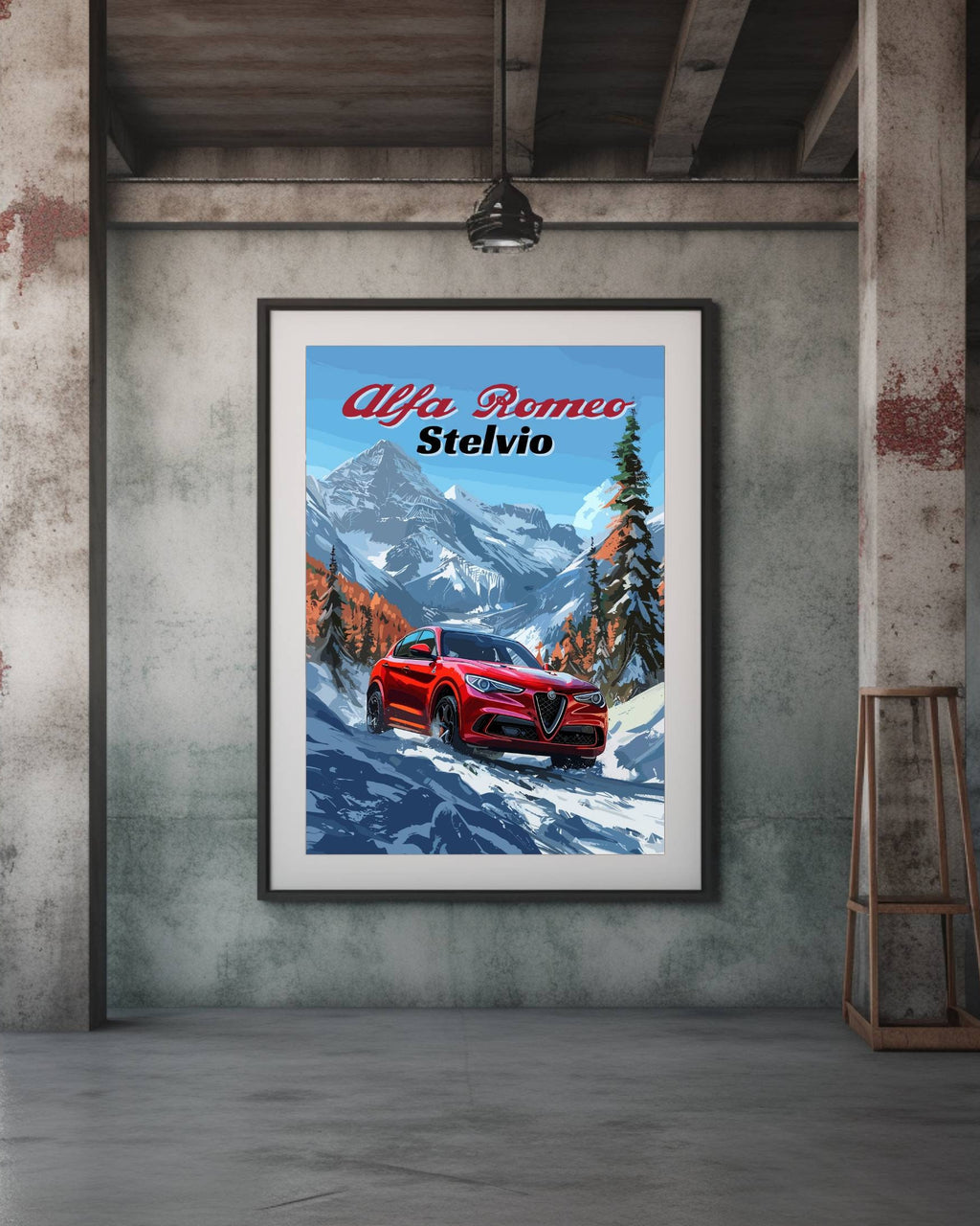 Alfa Romeo Stelvio Poster – Brighton Posters