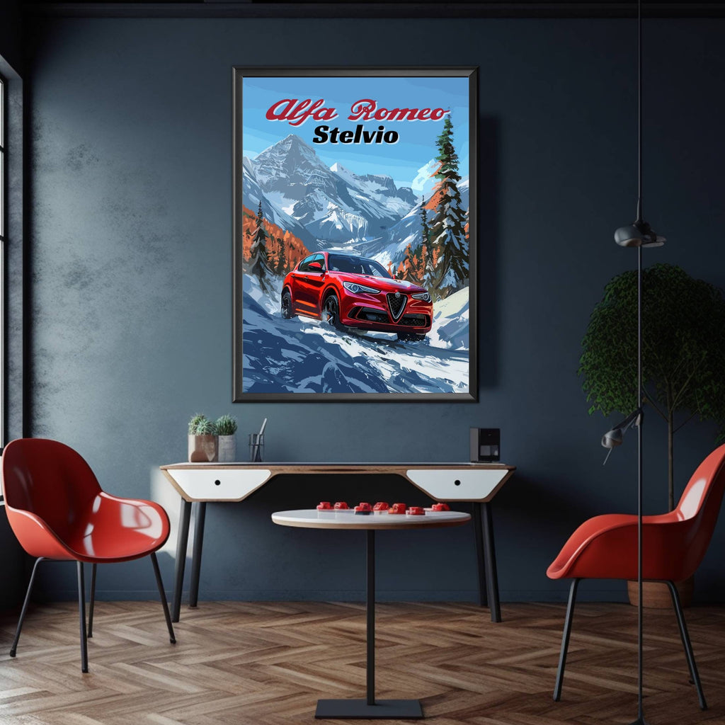 Alfa Romeo Stelvio Poster – Brighton Posters