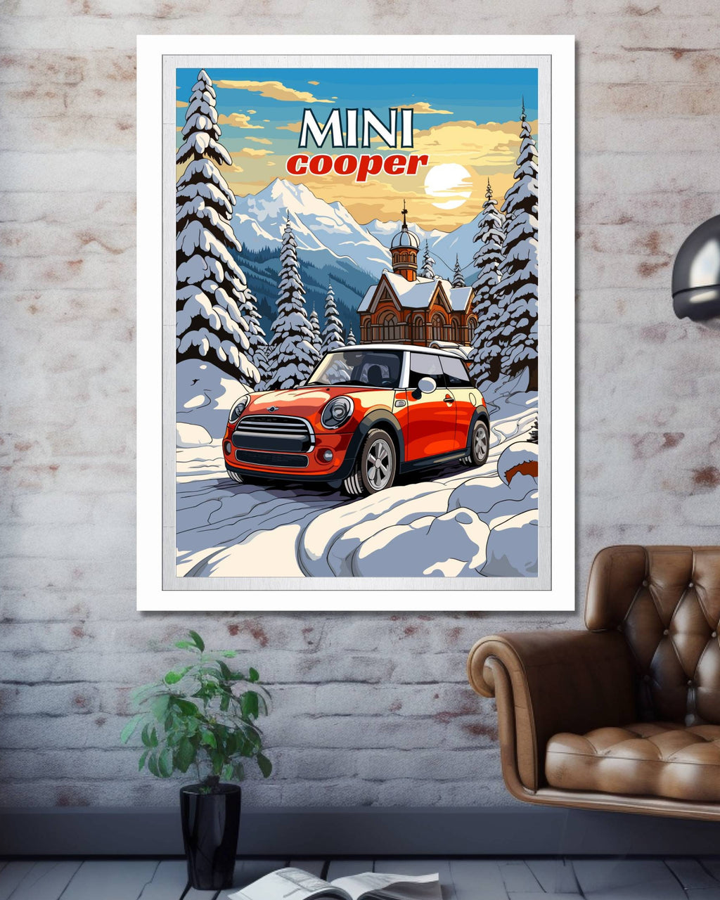 2000s Mini Cooper Print – Brighton Posters