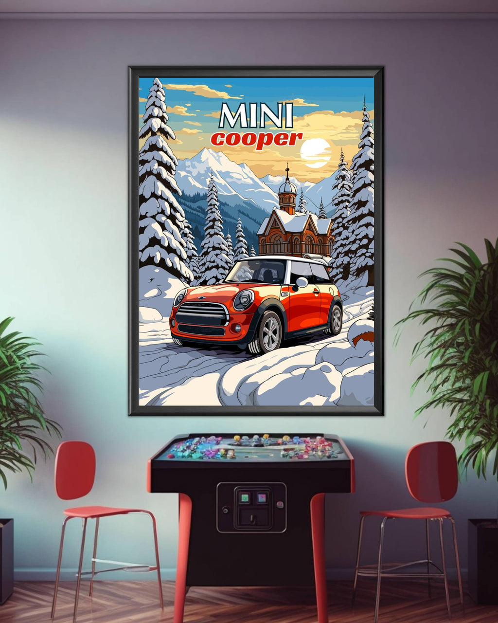 2000s Mini Cooper Print – Brighton Posters