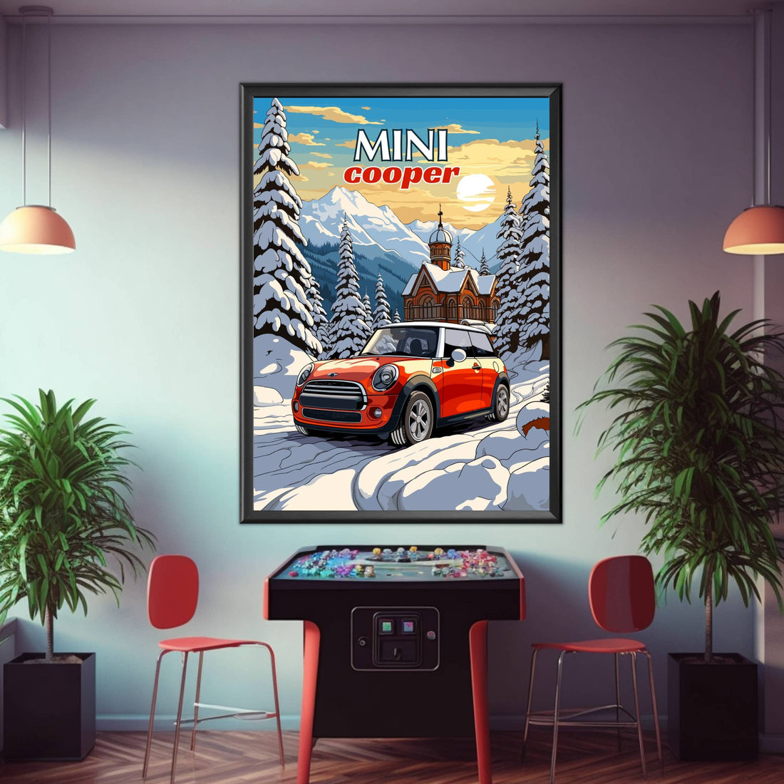 2000s Mini Cooper Print – Brighton Posters