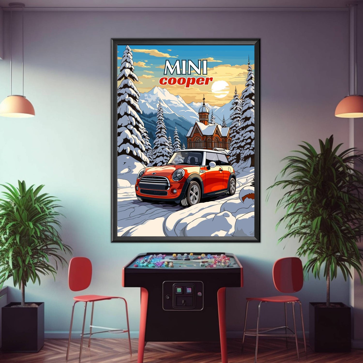 2000s Mini Cooper Print – Brighton Posters