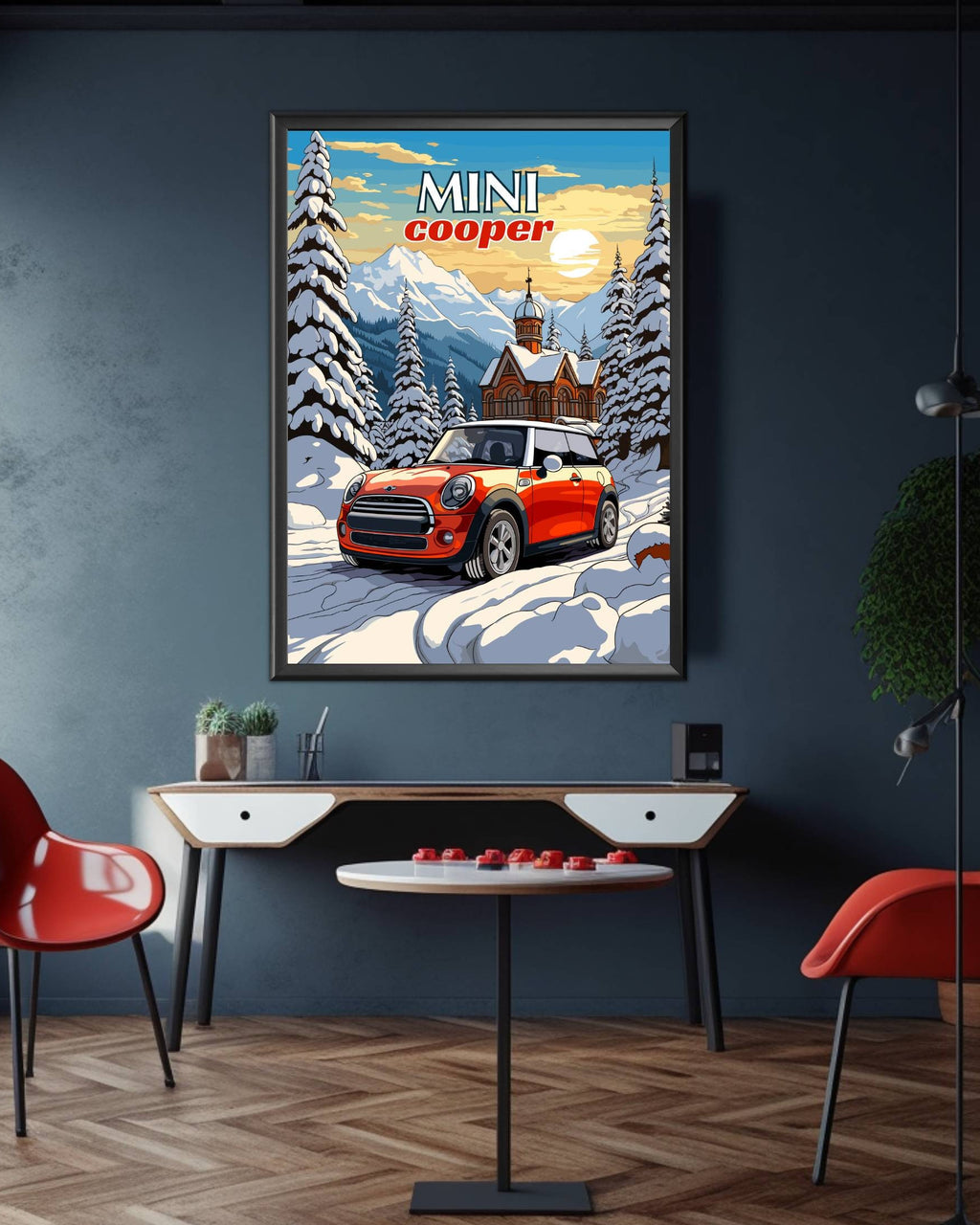 2000s Mini Cooper Print – Brighton Posters