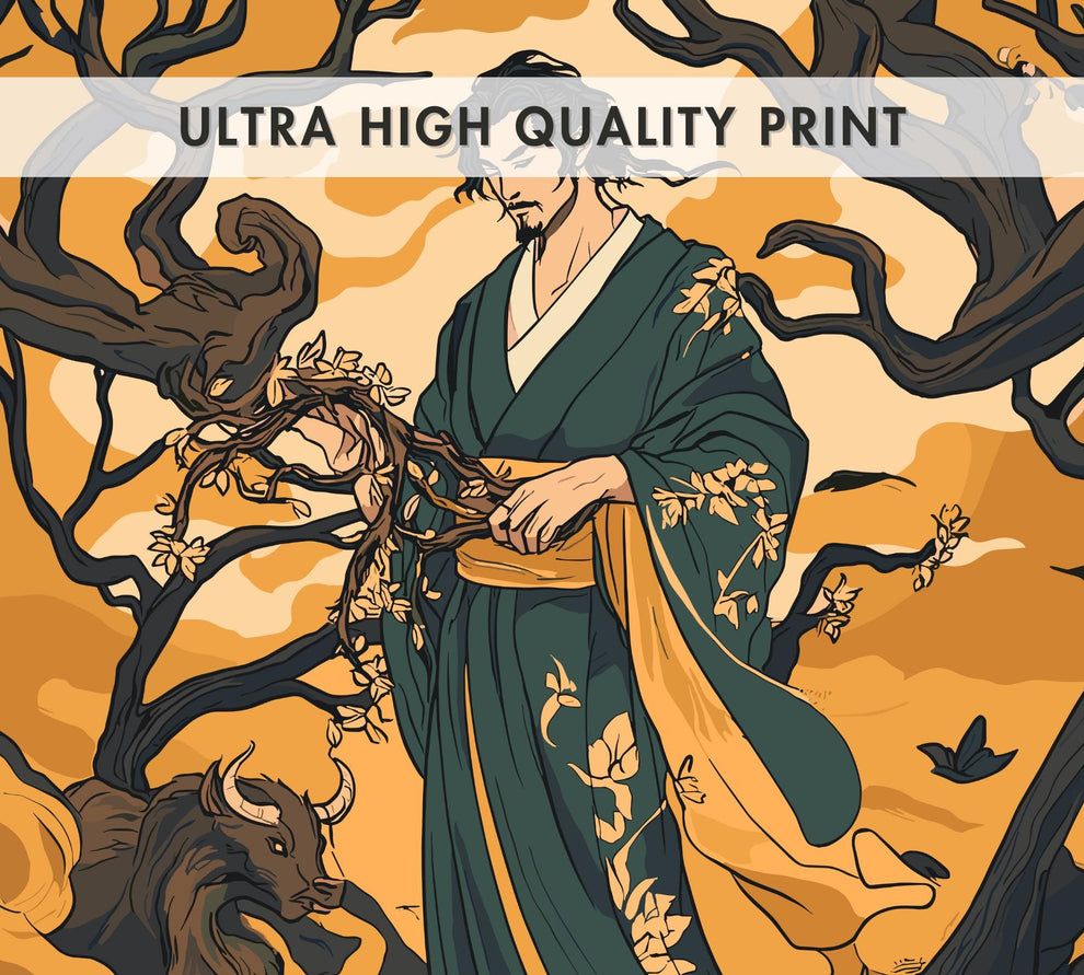 Okuninushi Poster - Japanese Mythology Artwork – Brighton Posters