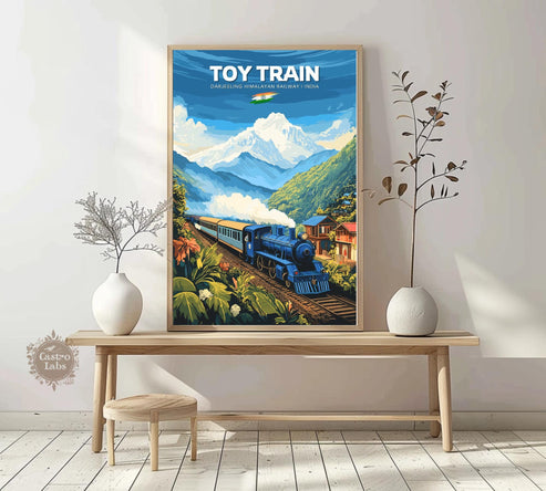 Toy Train Poster - Darjeeling Himalayan Railway – Brighton Posters