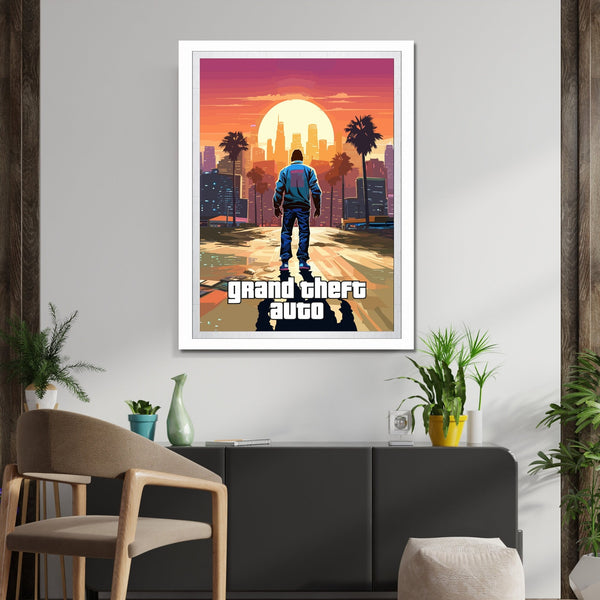Grand Theft Auto Poster, GTA Print – Brighton Posters