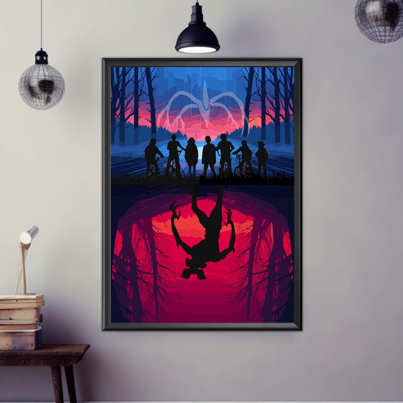 Stranger Things Hawkins Upside Down Poster – Brighton Posters