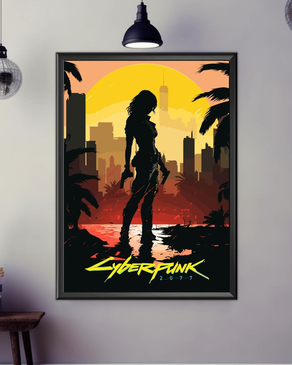 Cyberpunk 2077 Poster, Gaming Room Poster – Brighton Posters