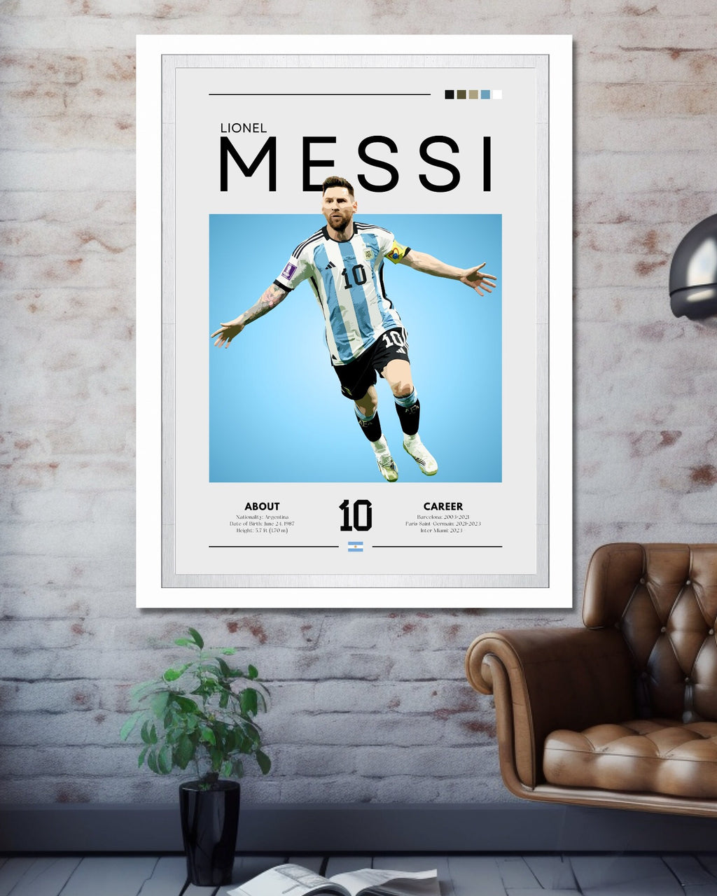 Leo Messi Poster – BrightonPosters.com