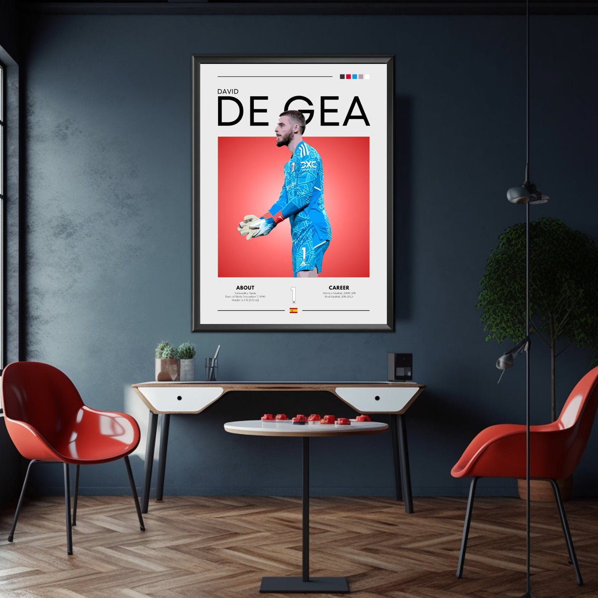 David De Gea Poster - Legendary Manchester United Goalkeeper Print ...