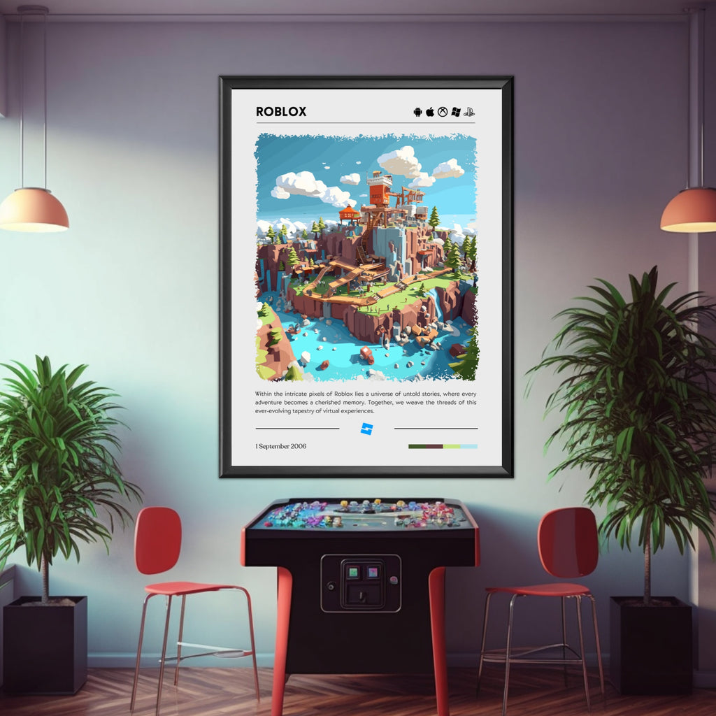 Roblox Gaming Wall Art – Brighton Posters