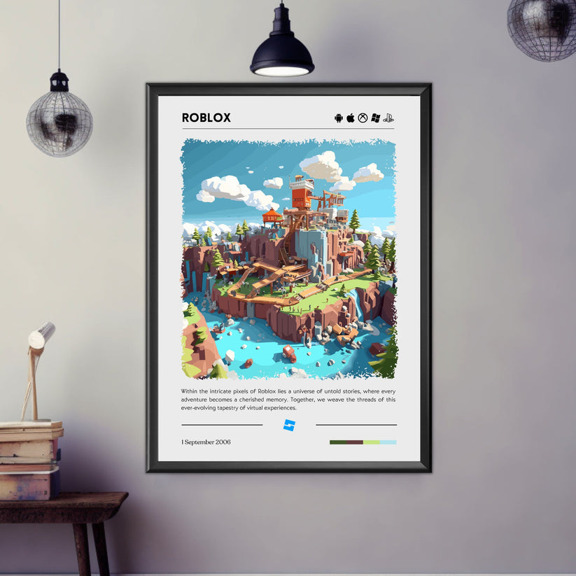 Roblox Gaming Wall Art – Brighton Posters