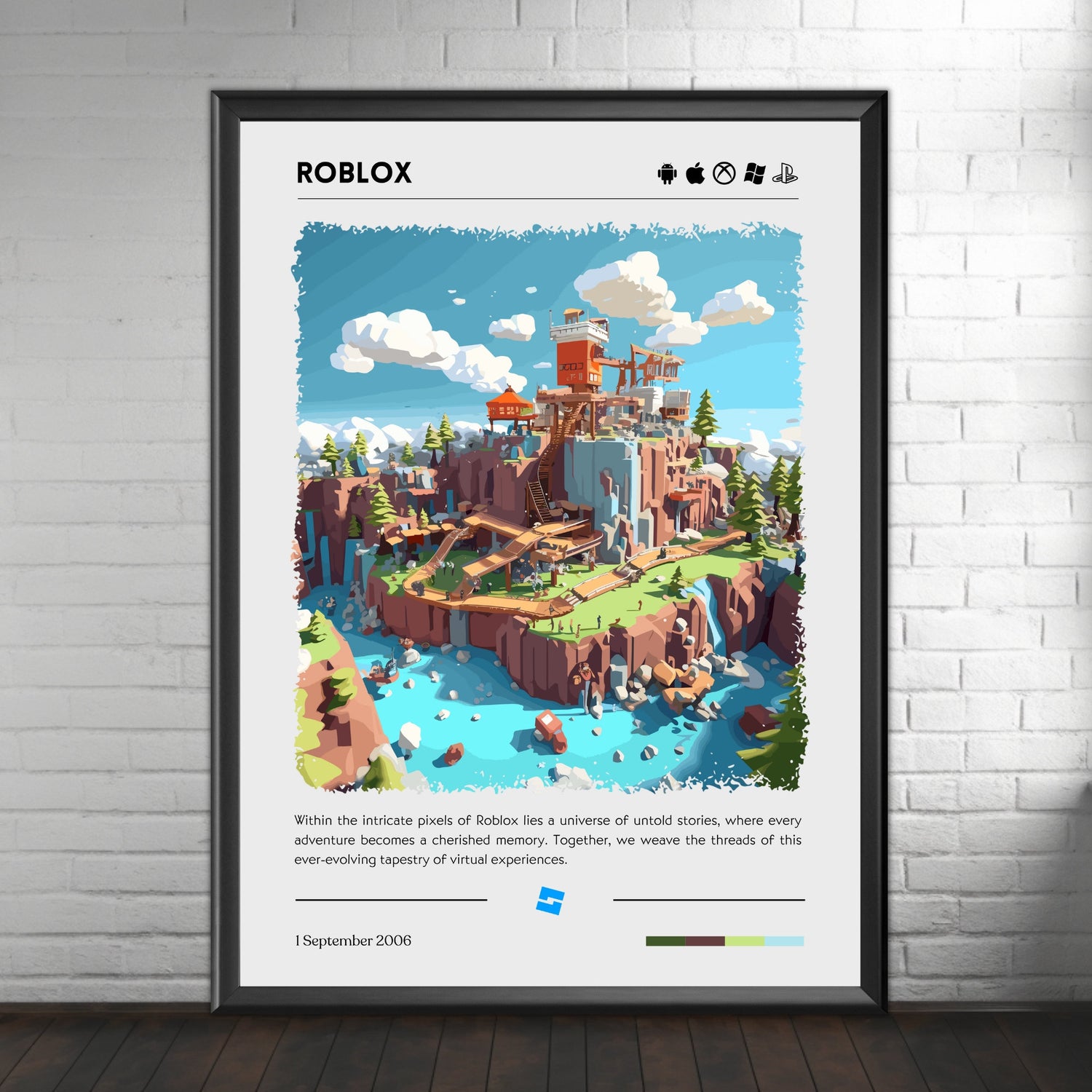Roblox Gaming Wall Art – Brighton Posters